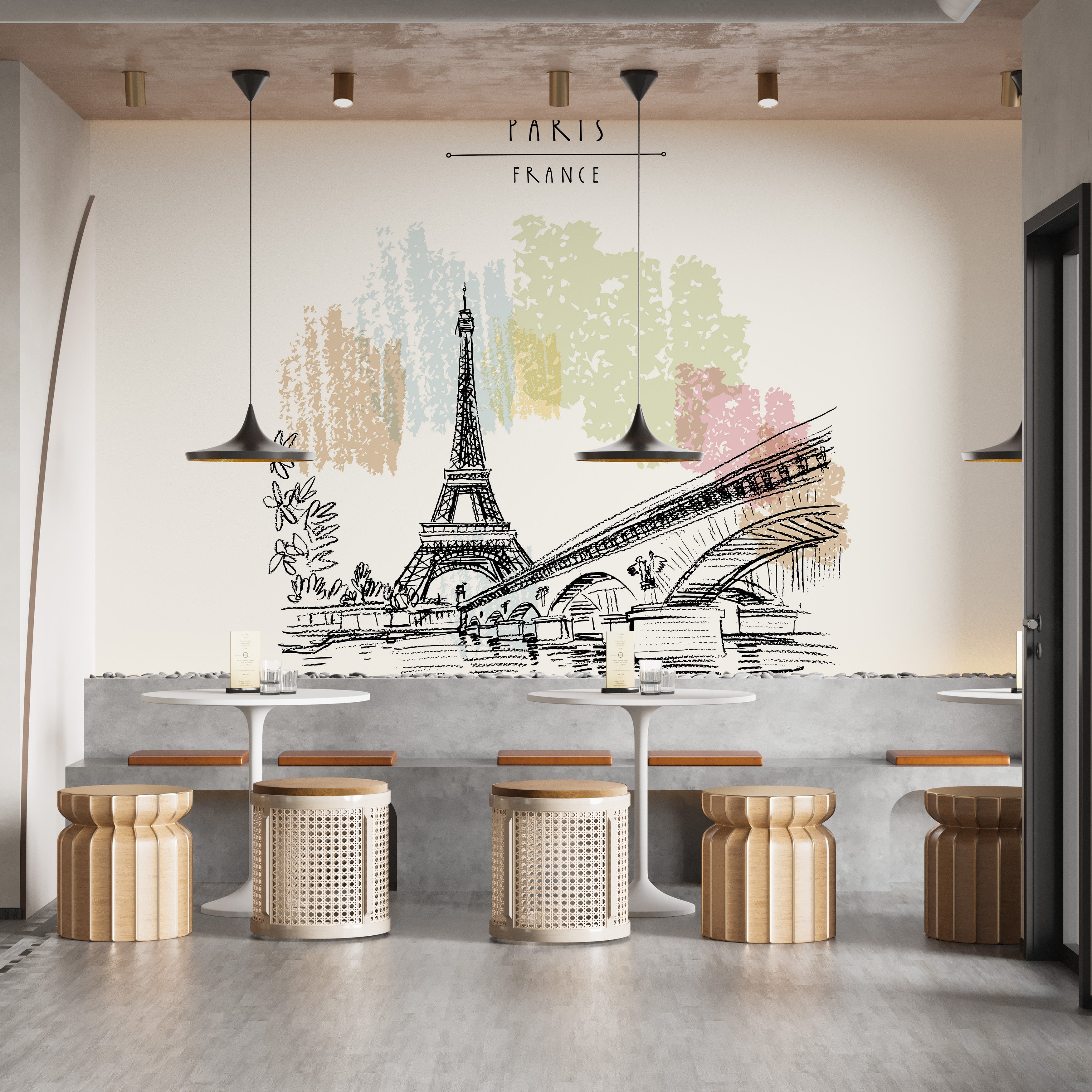 Transform Any Space with Stunning Tower Paris Wall Murals!